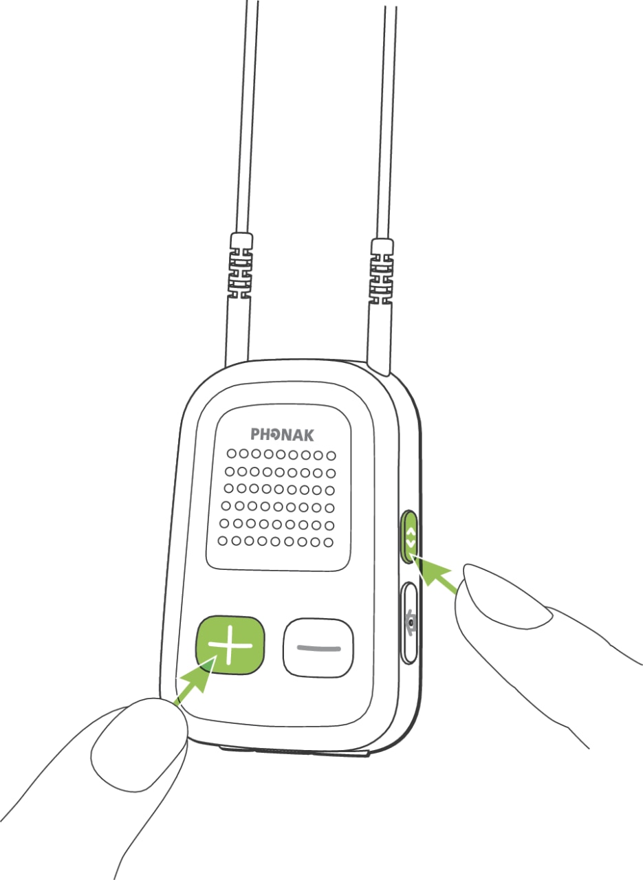 Emparejar ComPilot con un RemoteMic | PhonakPro